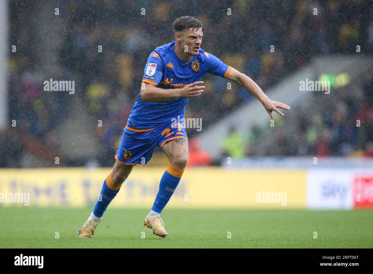 Regan Slater #27 of Hull City during the Sky Bet Championship match ...