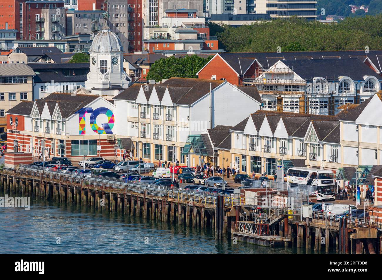 Town Quay, Southampton docks, Hampshire, England, United Kingdom Stock ...