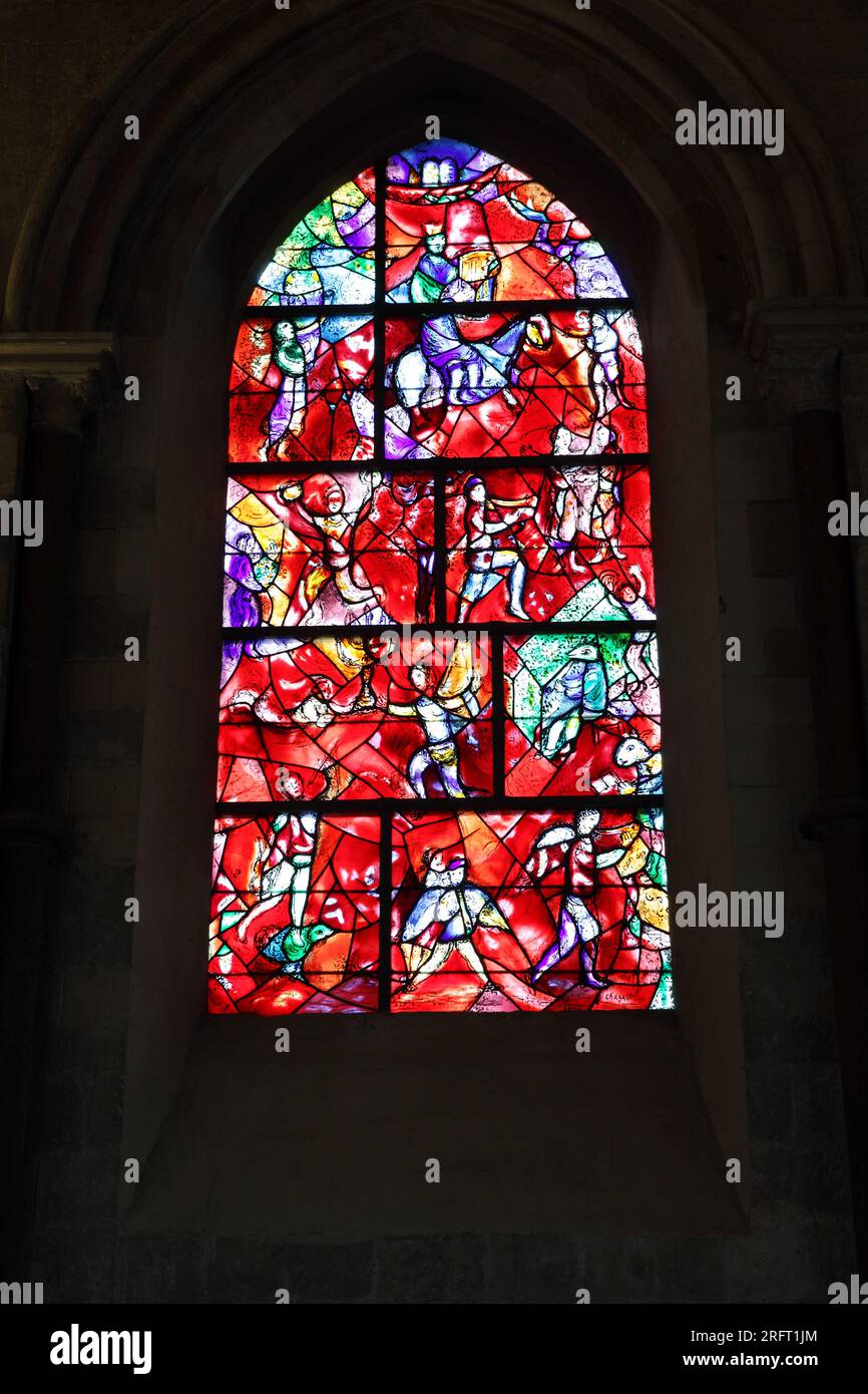 The Chagall Window in Chichester Cathedral, designed by Marc Chagall ...