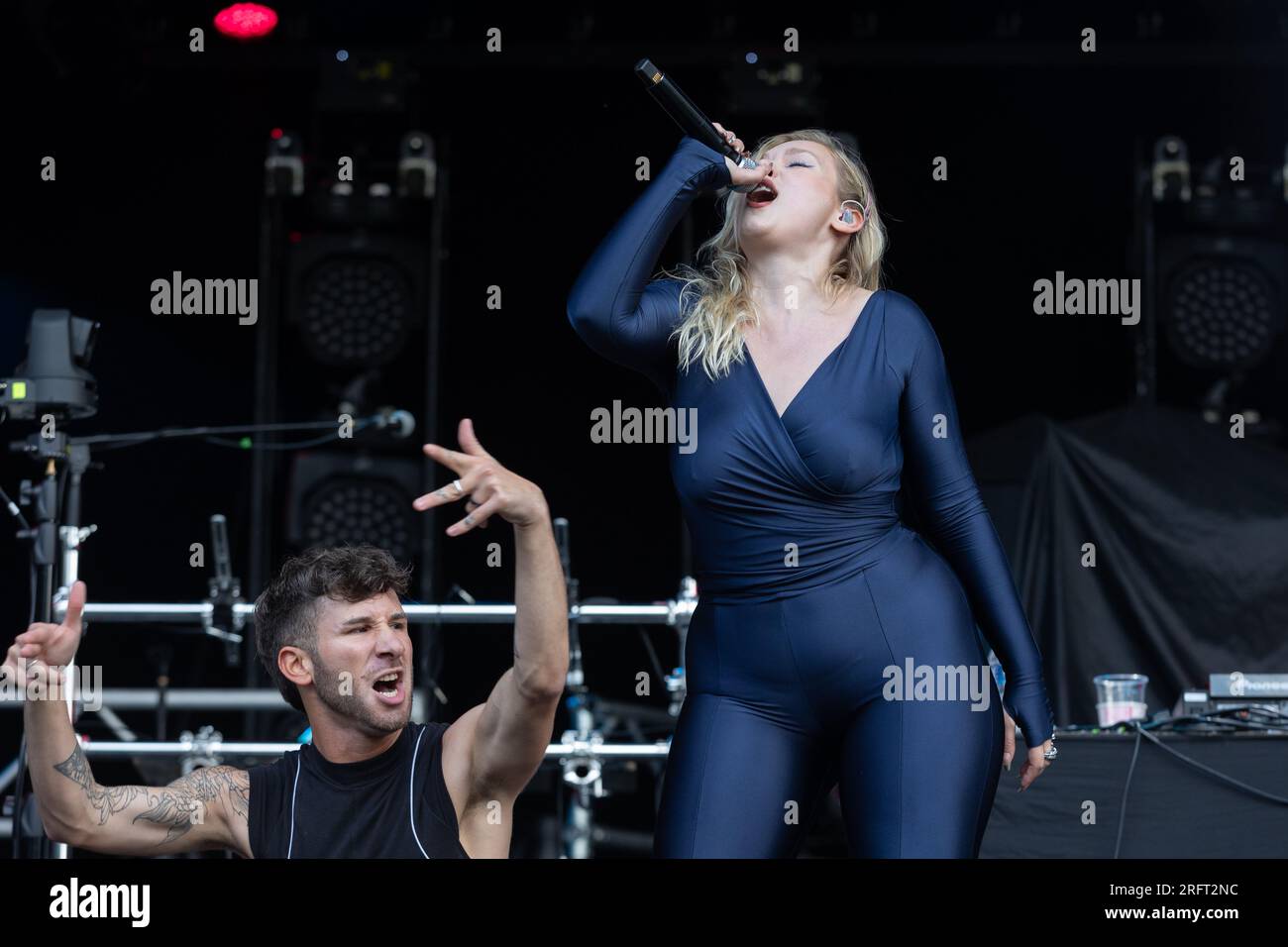 Crystal Palace, London, UK. August 5, 2023. Eliza Legzdina performs at the South Facing 2023 ...