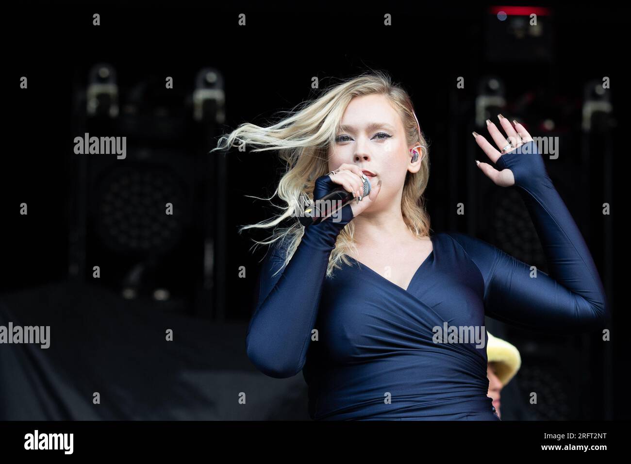 Crystal Palace, London, UK. August 5, 2023. Eliza Legzdina performs at the South Facing 2023 ...