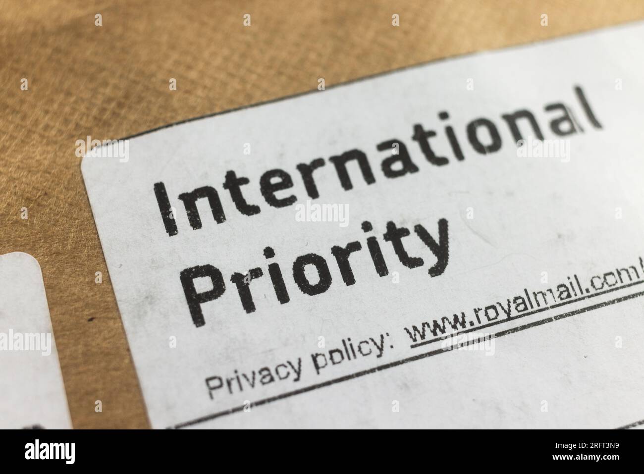 Internationell prioritet hi-res stock photography and images - Alamy
