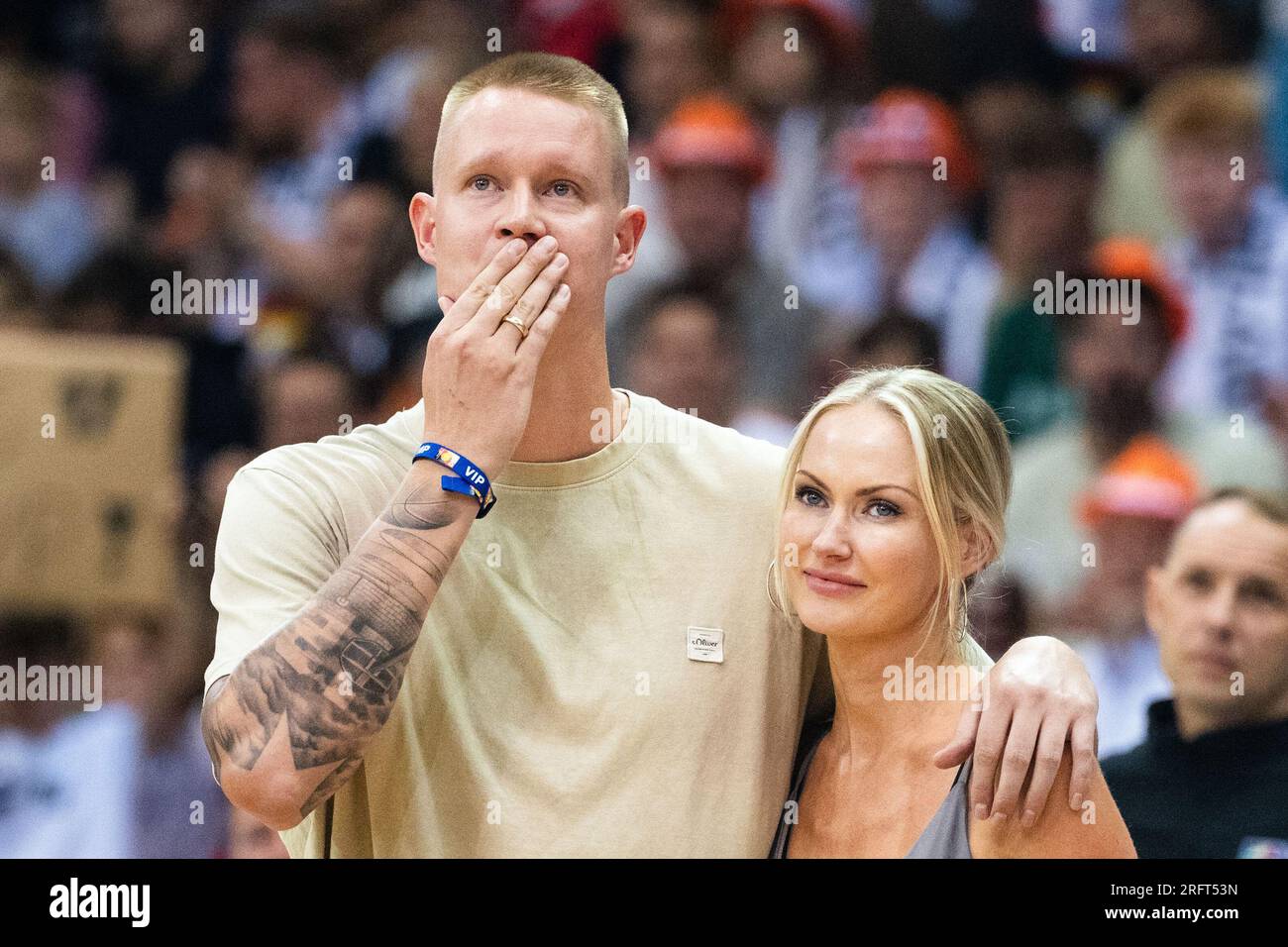 Bonn, Germany. 05th Aug, 2023. Basketball: International match, Germany ...