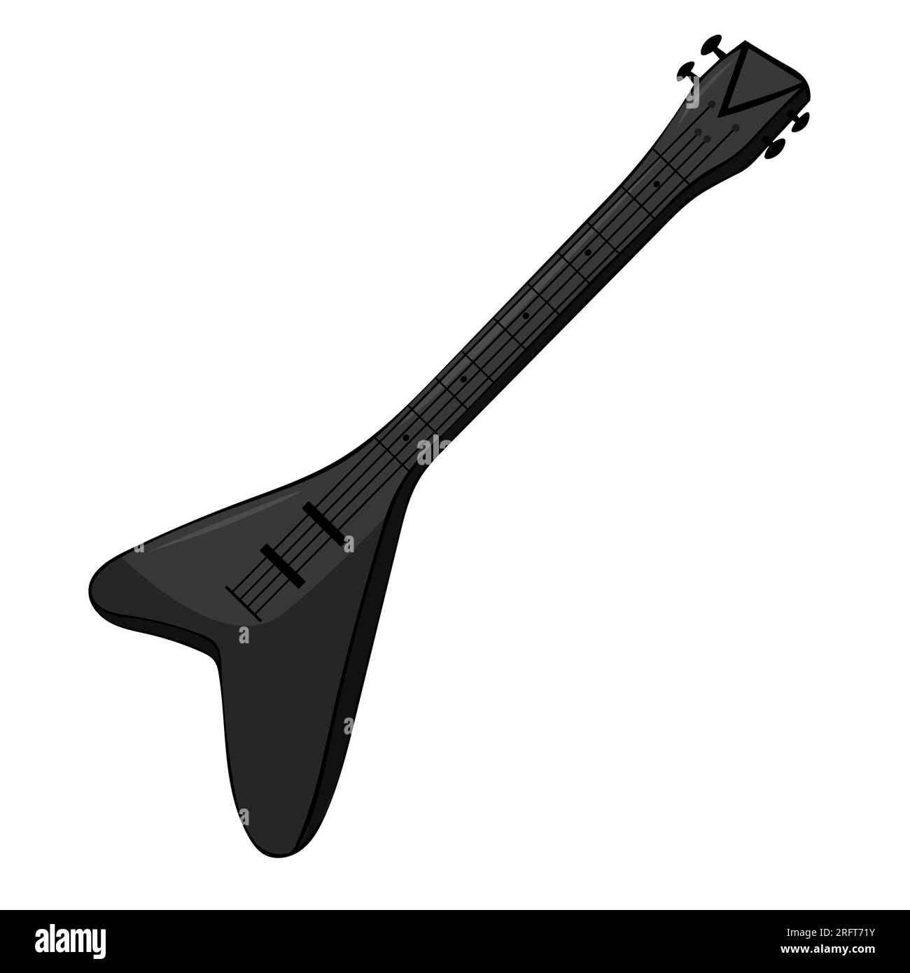 Bass Guitar Vector, Vintage Bass Guitar stock Illustration Stock Vector ...