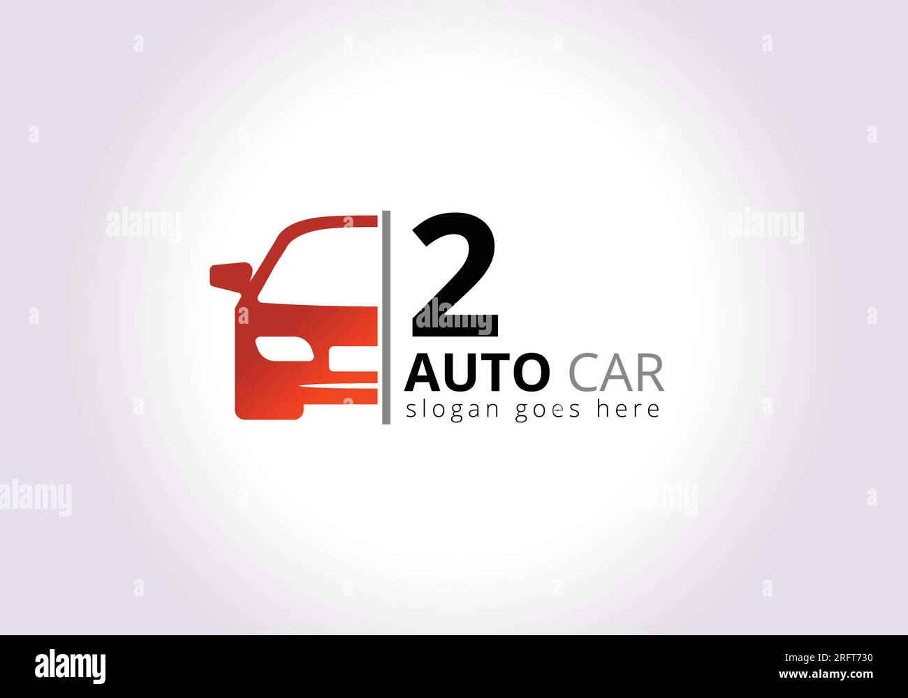 Letter 2 Car Logo Design Template Inspiration, Vector Illustration ...