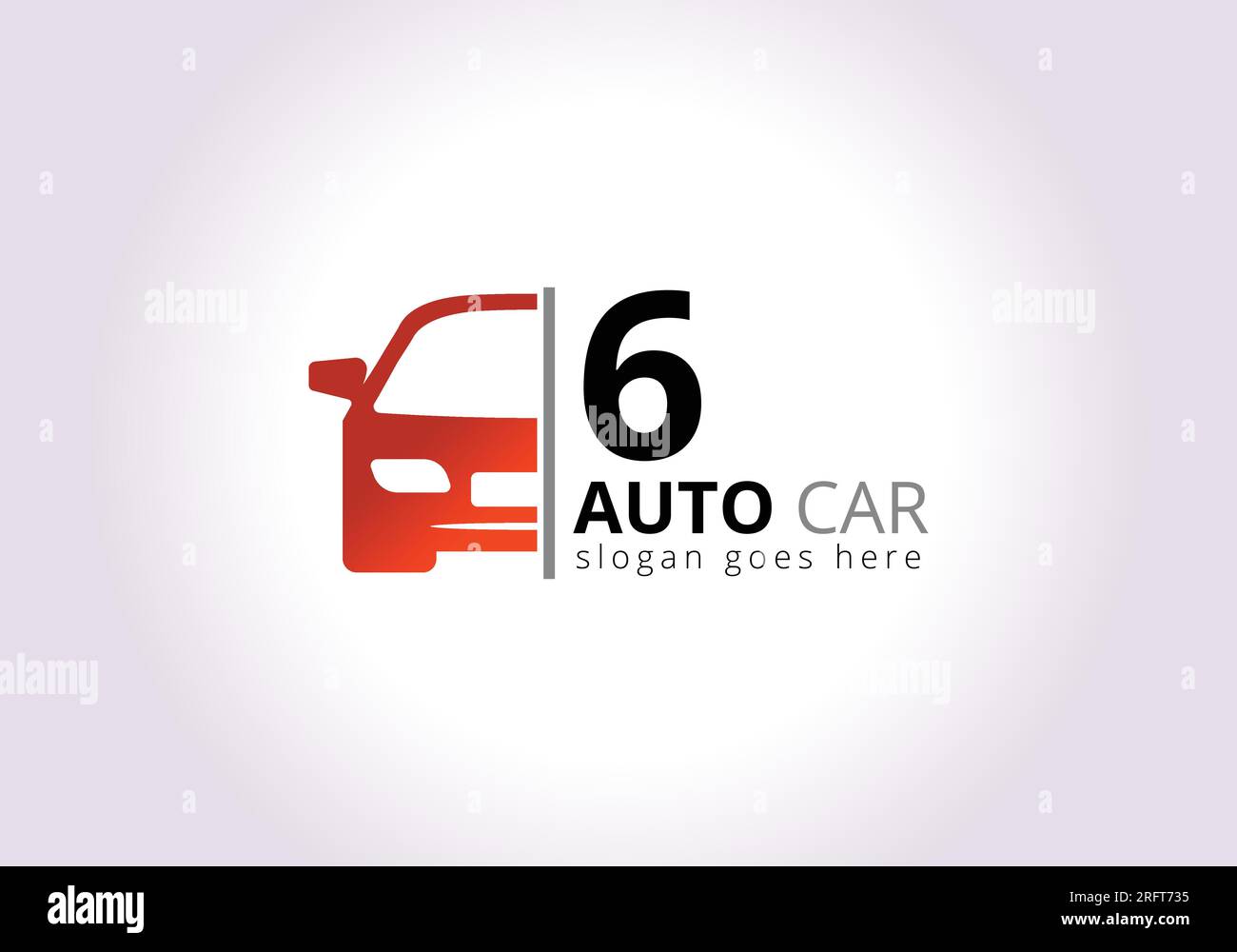 Letter 6 Car Logo Design Template Inspiration, Vector Illustration ...