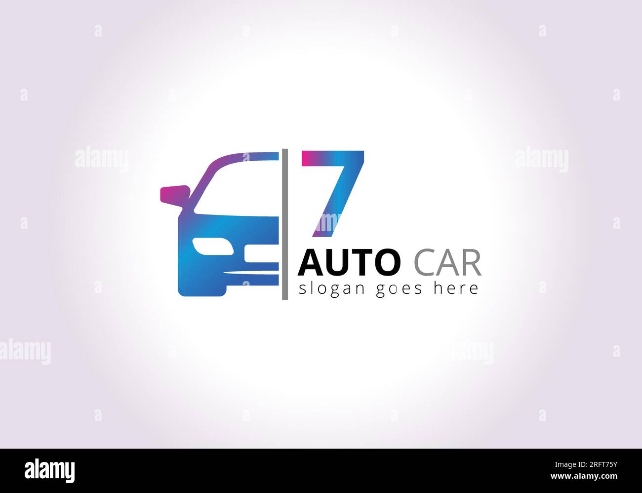 Letter 7 Car Logo Design Template Inspiration, Vector Illustration ...