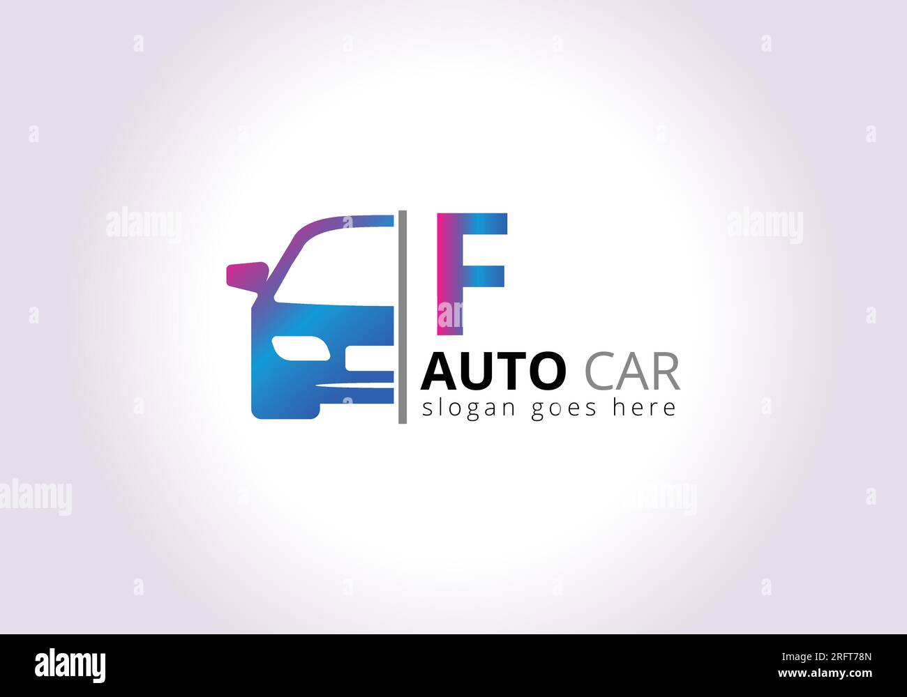 Letter F Car Logo Design Template Inspiration, Vector Illustration ...