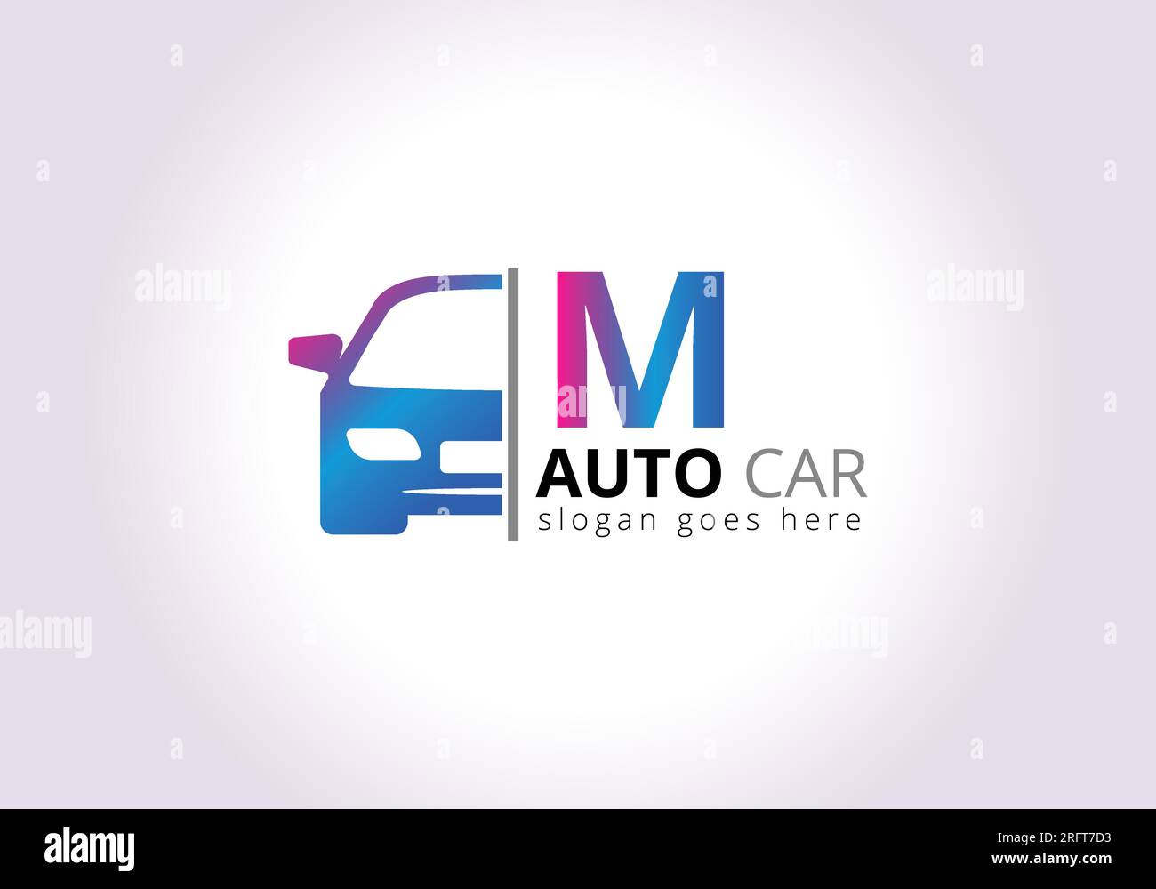 Letter M Car Logo Design Template Inspiration, Vector Illustration ...