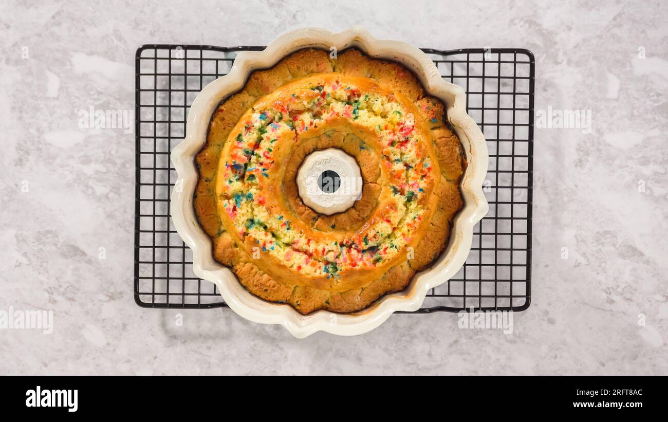 Funfettti Bundt Cake Stock Photo - Alamy Funfettti Bundt Cake Stock Photo - Alamy
