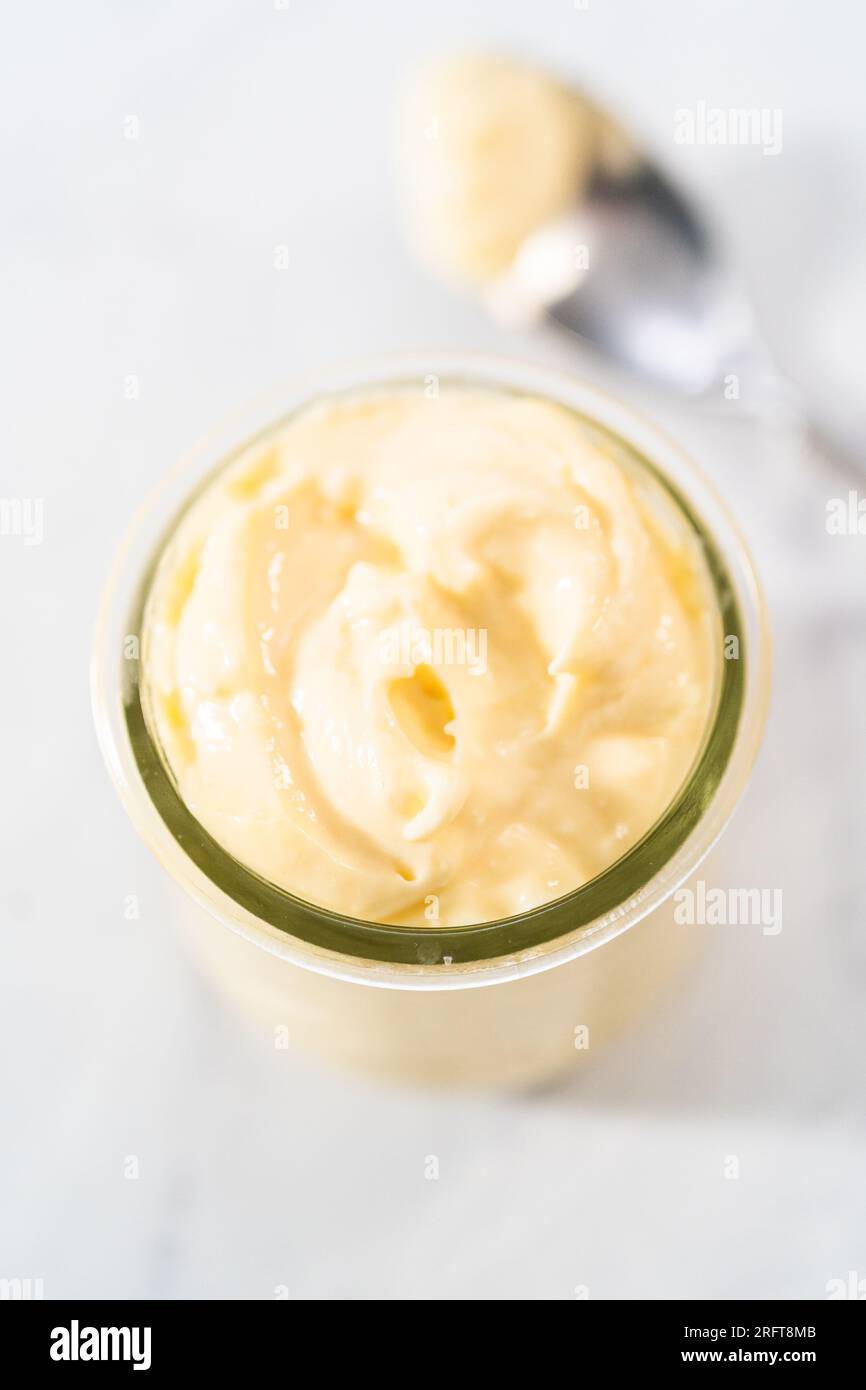 Cream Cheese Filling Stock Photo - Alamy