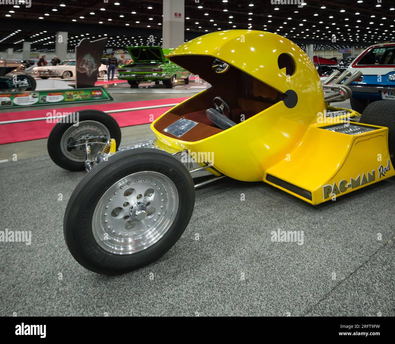 DETROIT, MI/USA - MARCH 6, 2015: A 1982 Pac-Man (Pacman) hot rod, on ...