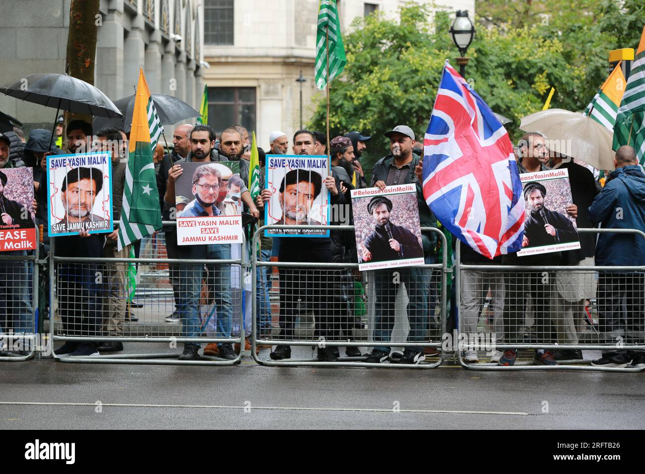London, UK. 05 August 2023. A protest against the Indian government’s ...