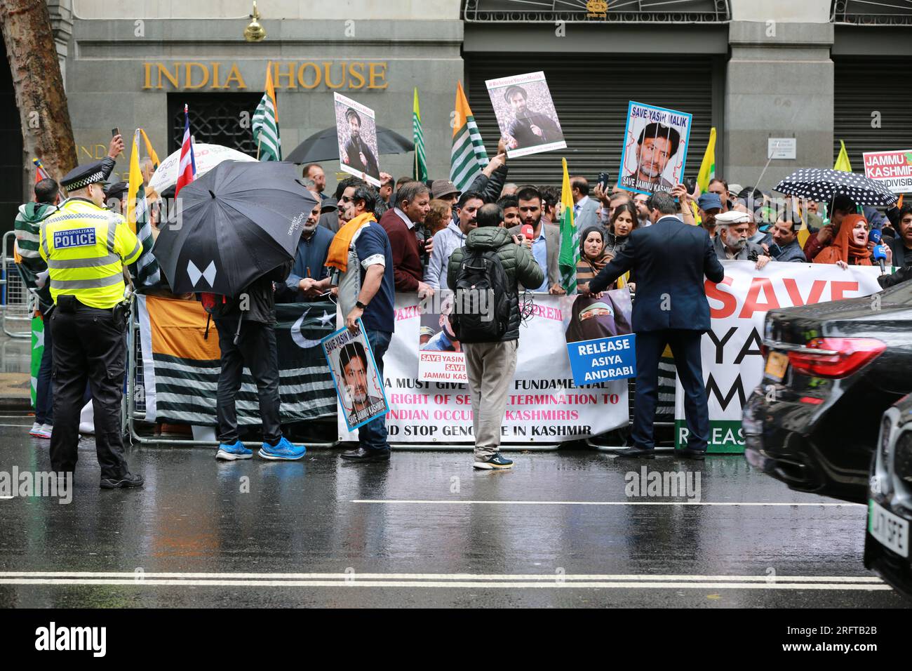 London, UK. 05 August 2023. A protest against the Indian government’s ...