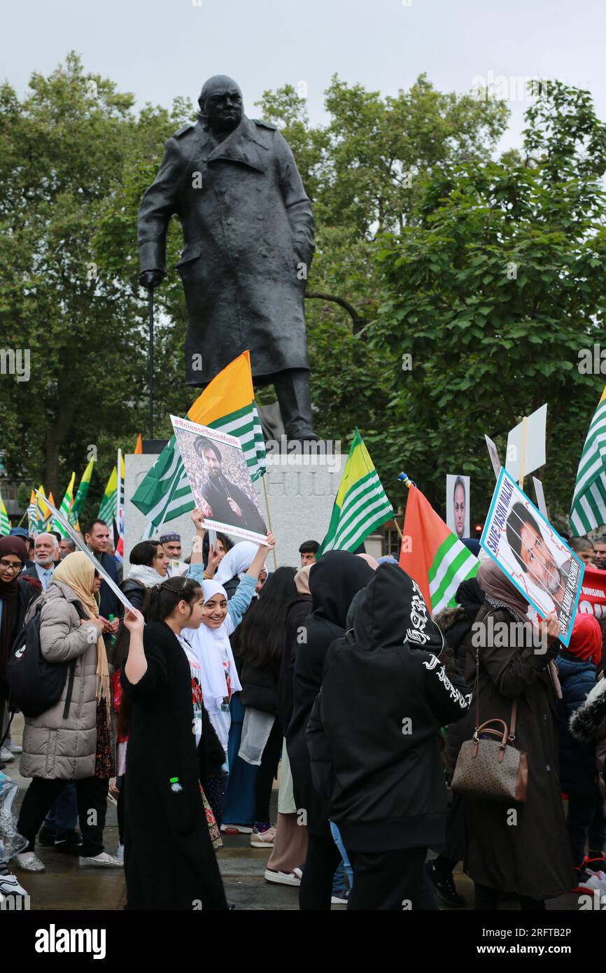 London, UK. 05 August 2023. A protest against the Indian government’s ...