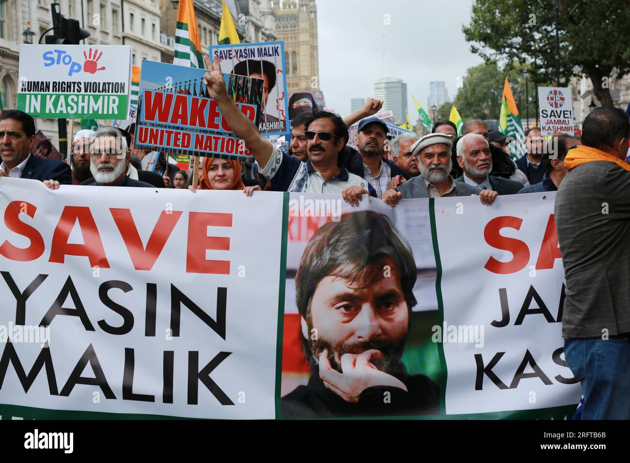 London, UK. 05 August 2023. A protest against the Indian government’s ...