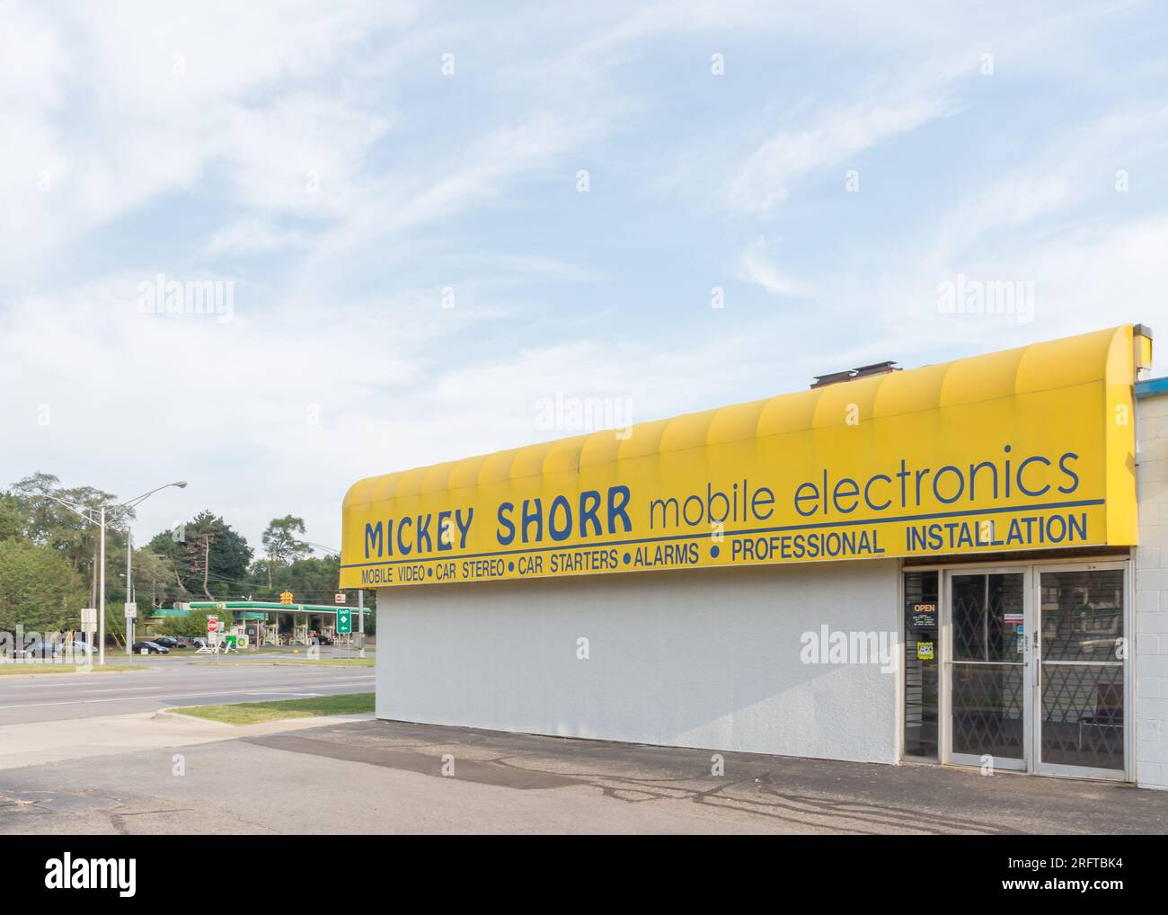 ROYAL OAK, MI/USA - AUGUST 14, 2015: Historic Mickey Shorr Car Stereo ...