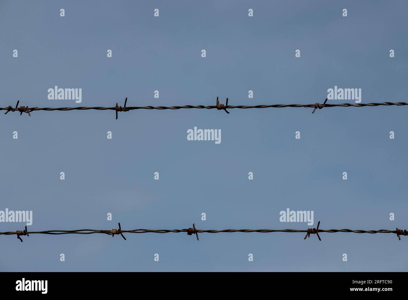 Defensive wire barrier hi-res stock photography and images - Alamy