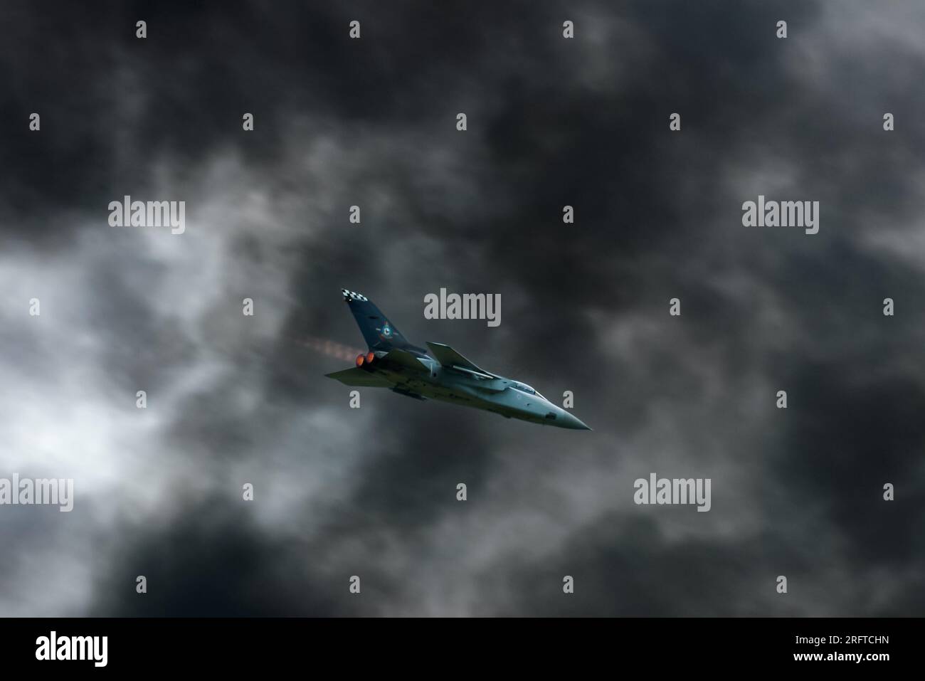 Bombing demonstration show of force scenario by RAF Royal Air Force ...