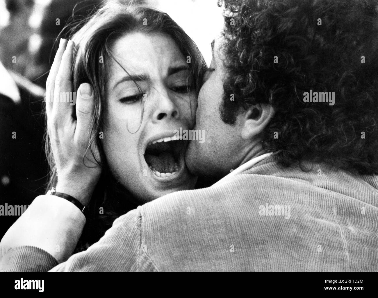 Marilyn Hassett, David Groh, on-set of the Film, "Two Minute Warning", Universal Pictures, 1976 ...