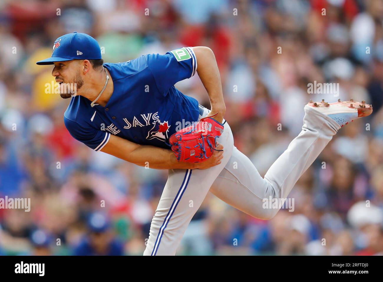 Toronto Blue Jays' Jose Berrios pitches during the first inning of a ...