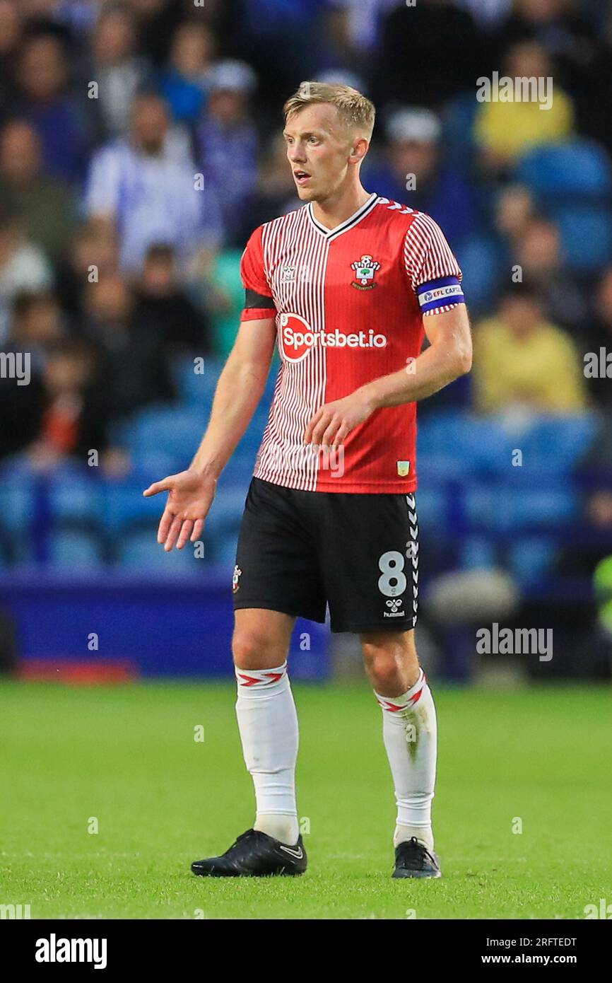 Sheffield, UK. 04th Aug, 2023. Southampton midfielder James Ward-Prowse ...