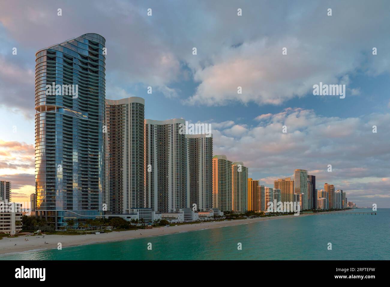 Sunny isles beach florida shoreline hi-res stock photography and images ...
