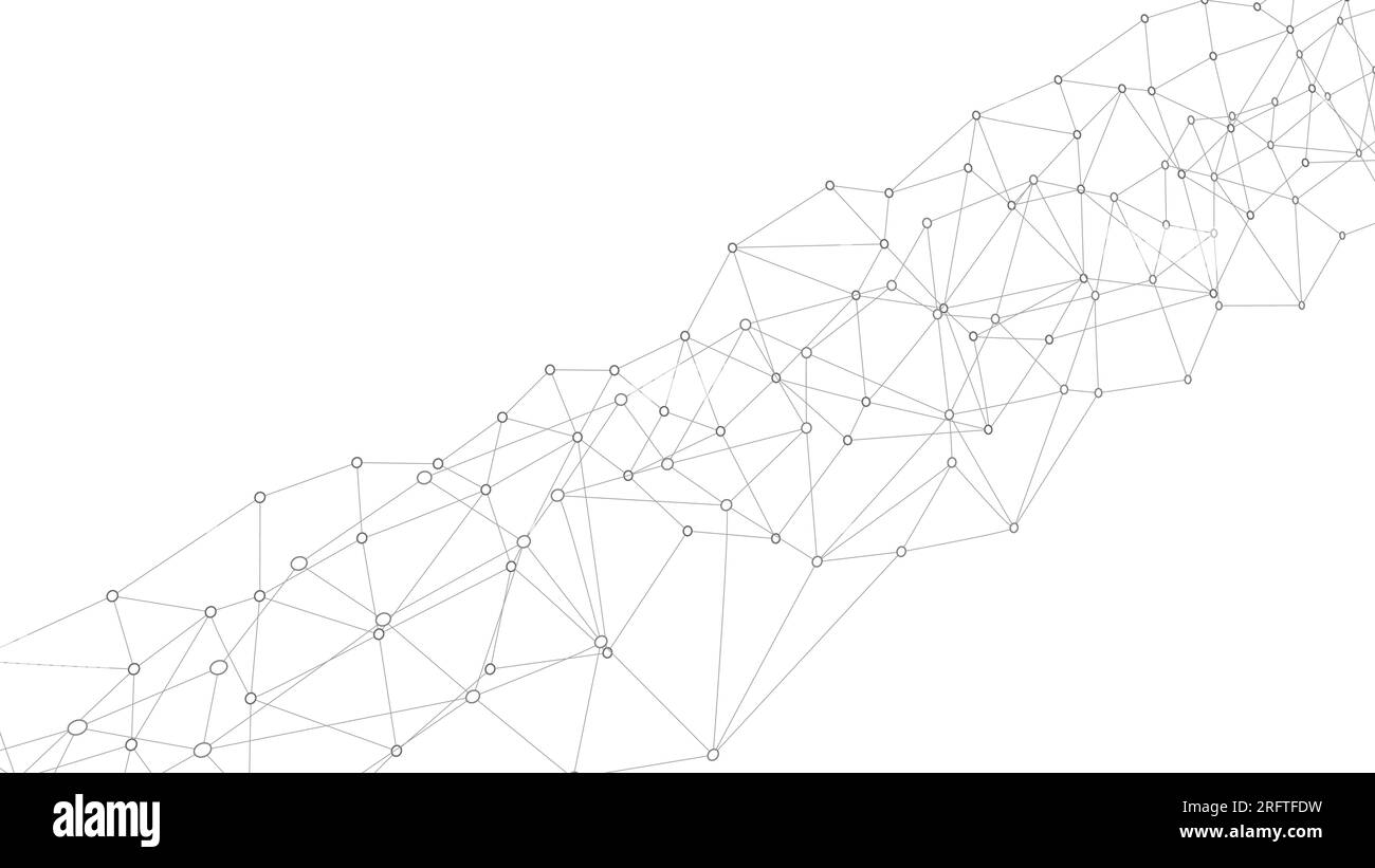 Abstract technology background. Plexus mesh backdrop. Vector Stock Vector Image & Art - Alamy