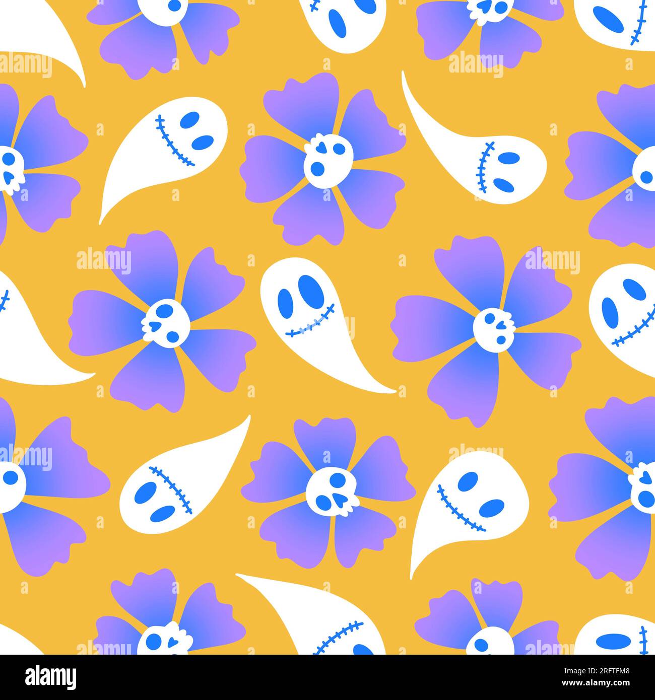 Vintage creepy floral wallpaper hi-res stock photography and images - Alamy