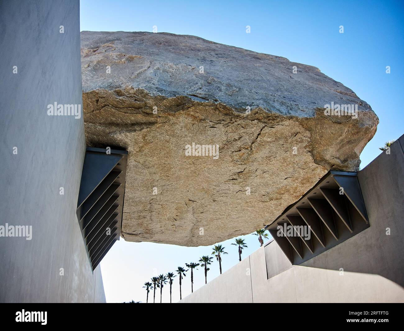 Los Angeles, California, USA. 28th July, 2012. Levitated Mass is an art ...