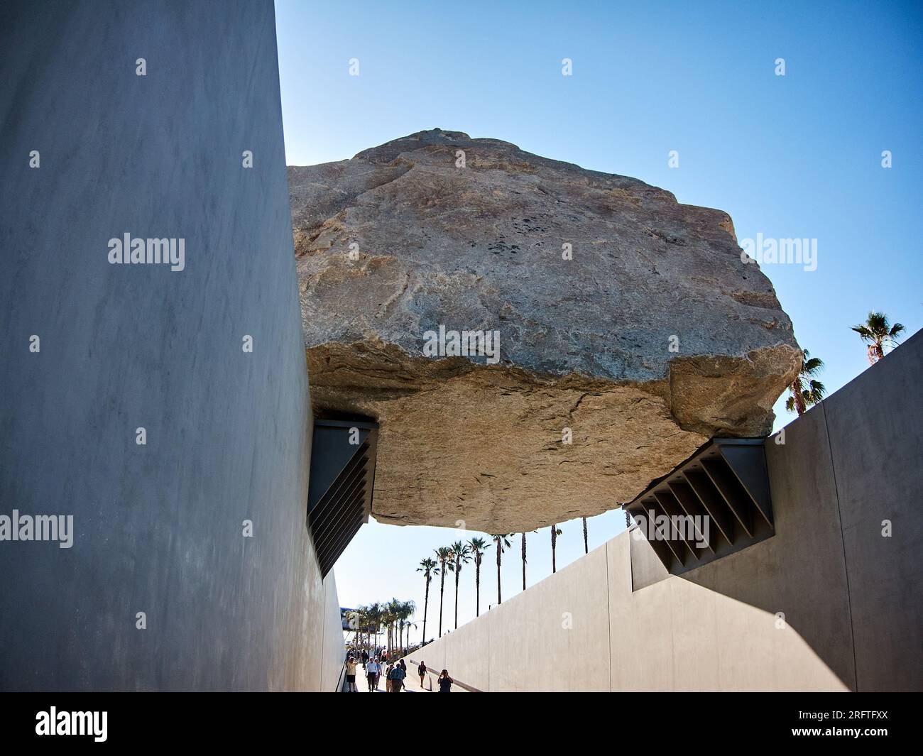 Los Angeles, California, USA. 28th July, 2012. Levitated Mass is an art ...