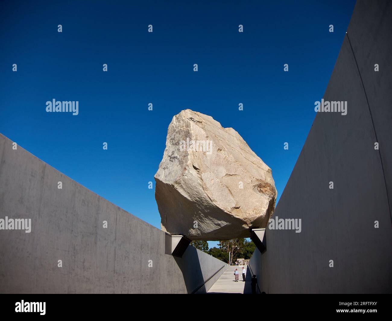 Los Angeles, California, USA. 28th July, 2012. Levitated Mass is an art ...