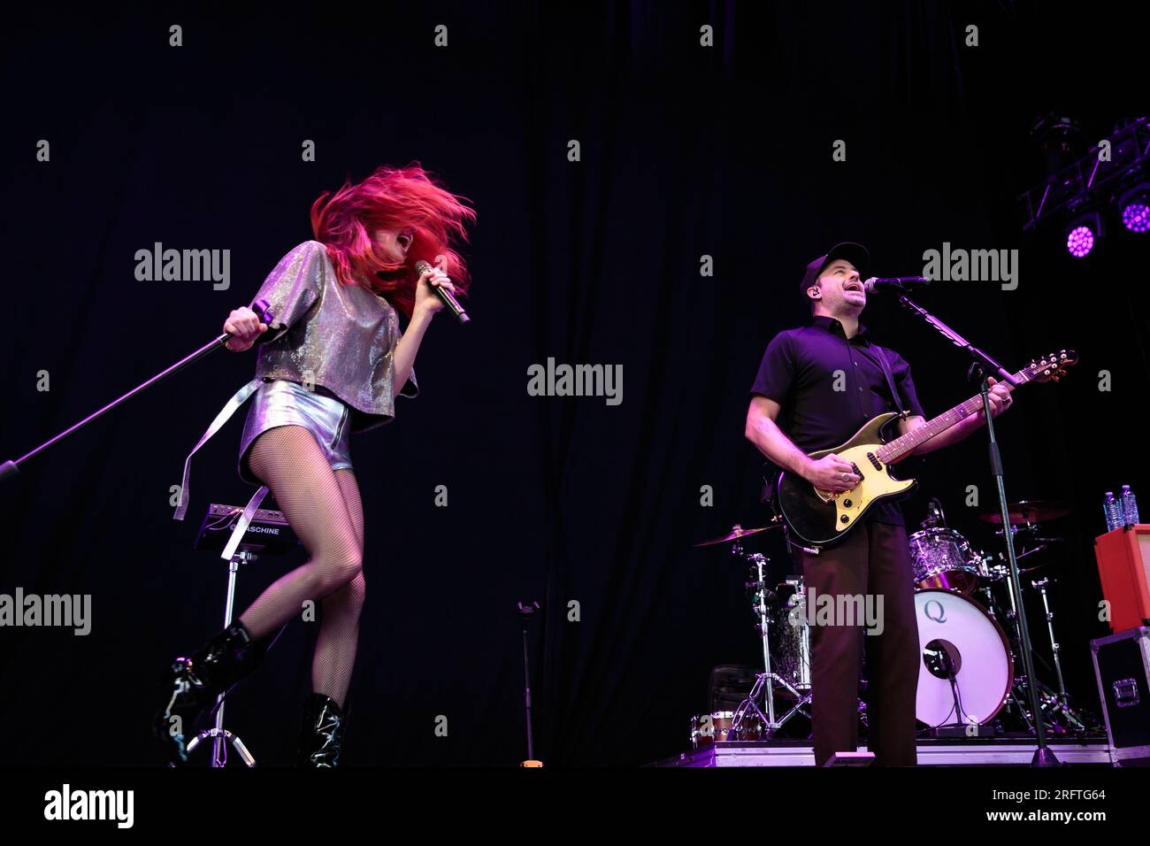 Toronto, Canada. 04th Aug, 2023. Phantogram performing at Budweiser ...