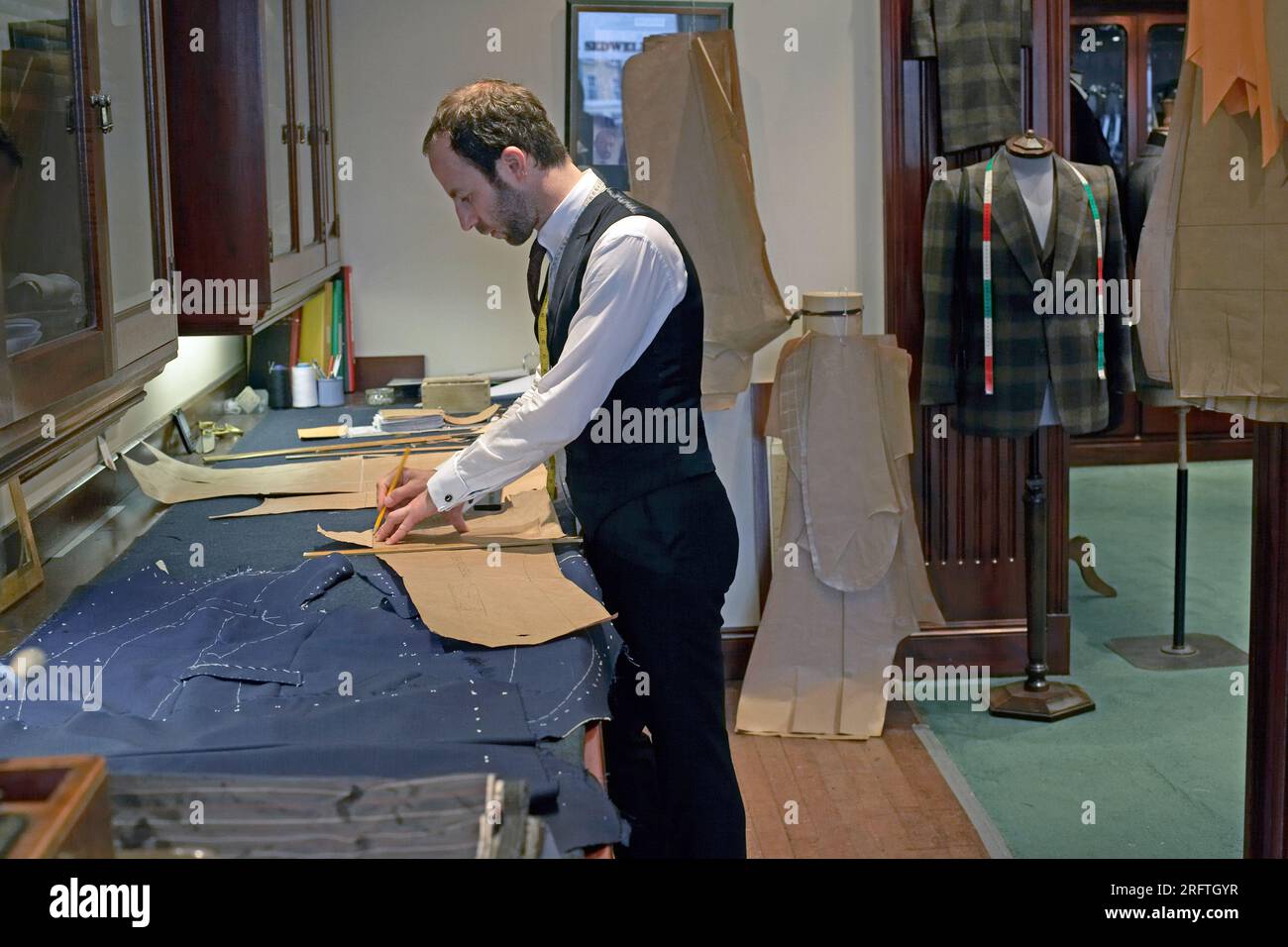 Paul Smith bespoke tailoring service Stock Photo - Alamy
