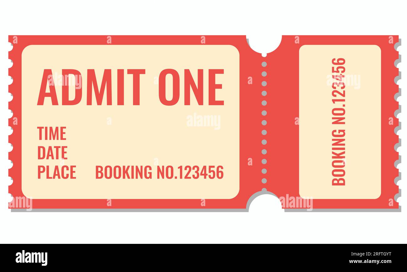 retro coupon, ticket. retro sticker Stock Vector Image & Art - Alamy