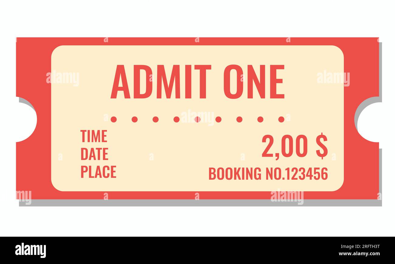 retro coupon, ticket. retro sticker Stock Vector Image & Art - Alamy