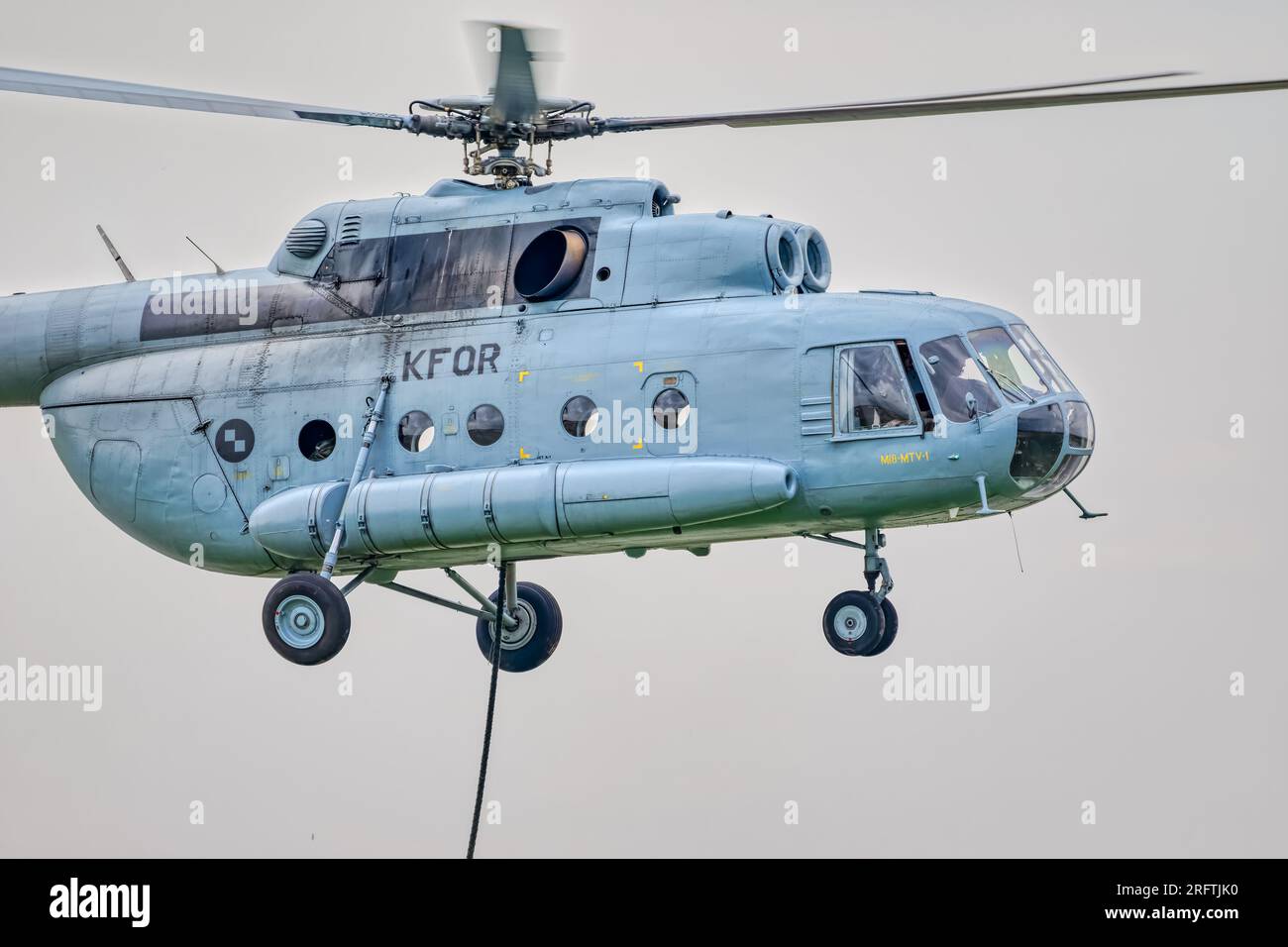 Croatian Army Mil Mi-8 Helicopter in Flight at Varazdin Air Show Stock ...