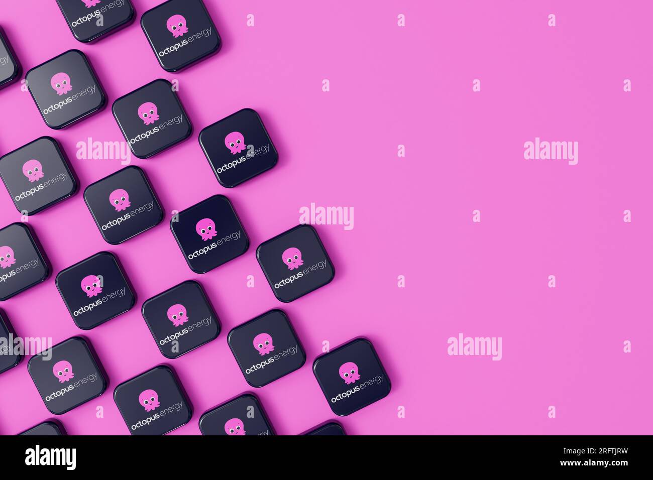 LONDON, UK - July 2023: Octopus Energy gas and electricity energy ...