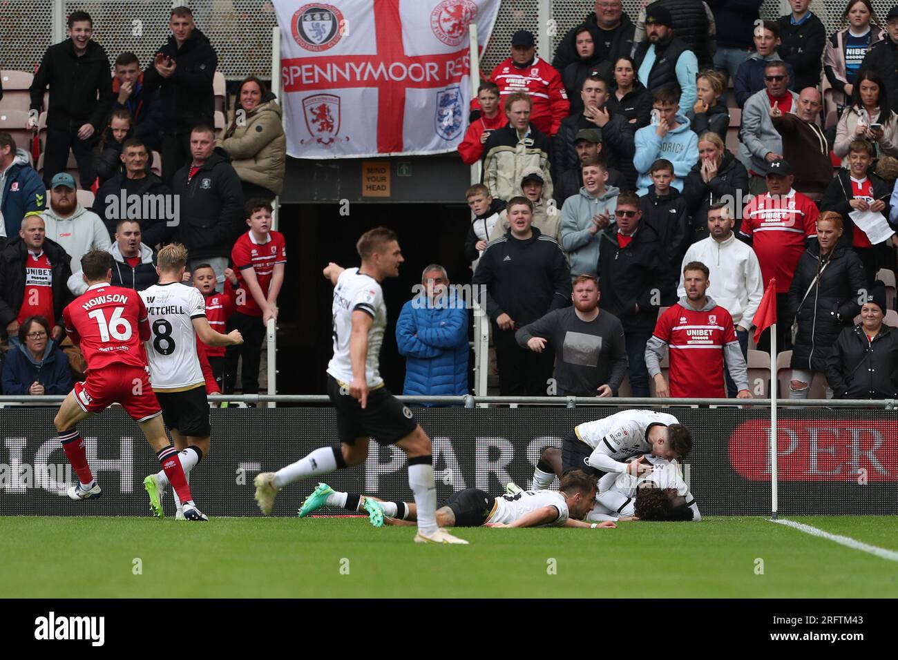 Millwall's Romain Esse celebrates after scoring their first goal during ...