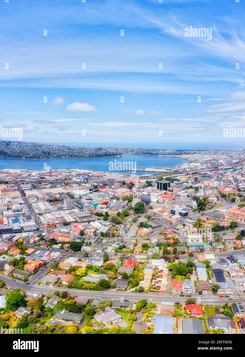 Dunedin city downtown Stock Photo - Alamy