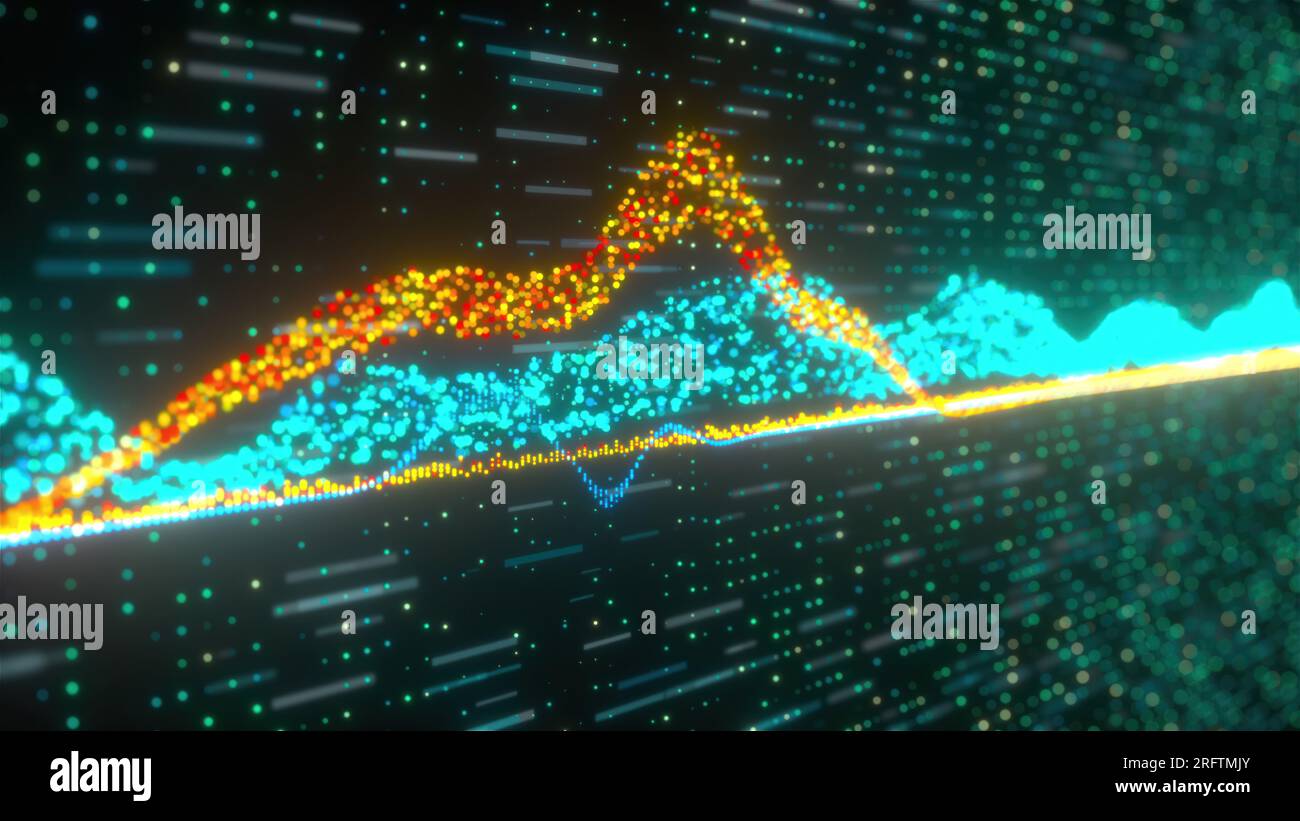 Data technology. Computer generated 3d render Stock Photo - Alamy