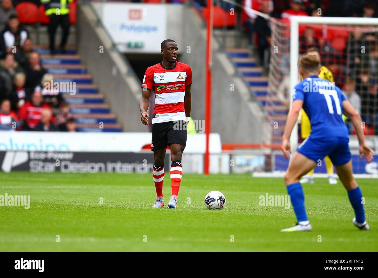 Eco - Power Stadium, Doncaster, England - 5th August 2023 Joseph Olowu ...