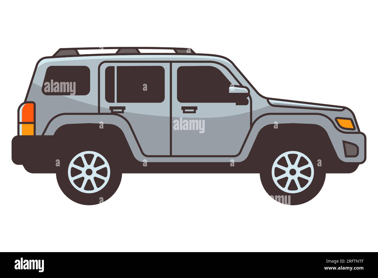 Suv Vector Drawing