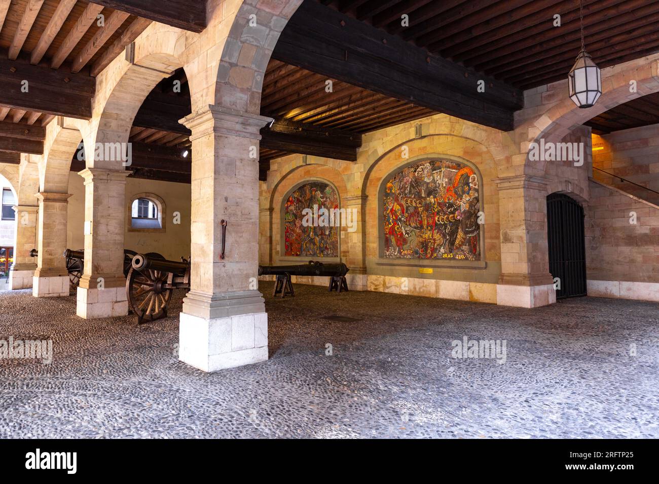 Geneva, Switzerland - 24 March 2022: The ancient former town hall of ...