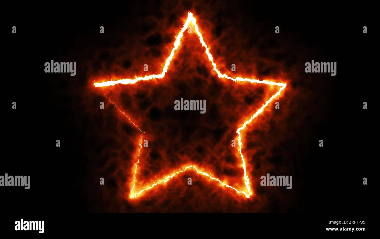 Abstract fiery trace element animation hi-res stock photography and ...
