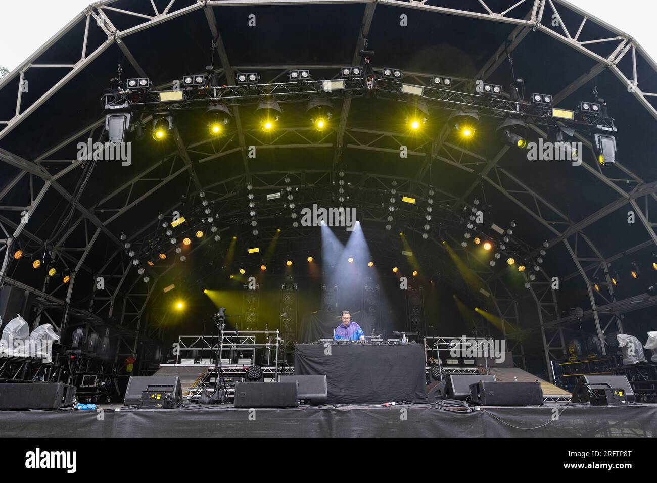 Crystal Palace, London, UK. August 5, 2023. DJ Tom Central performs at ...
