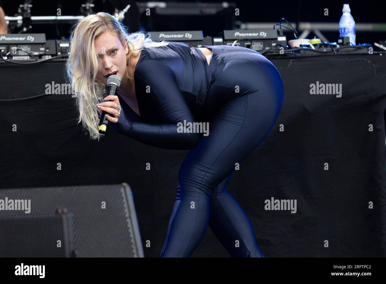 Crystal Palace, London, UK. August 5, 2023. Eliza Legzdina performs at the South Facing 2023 ...