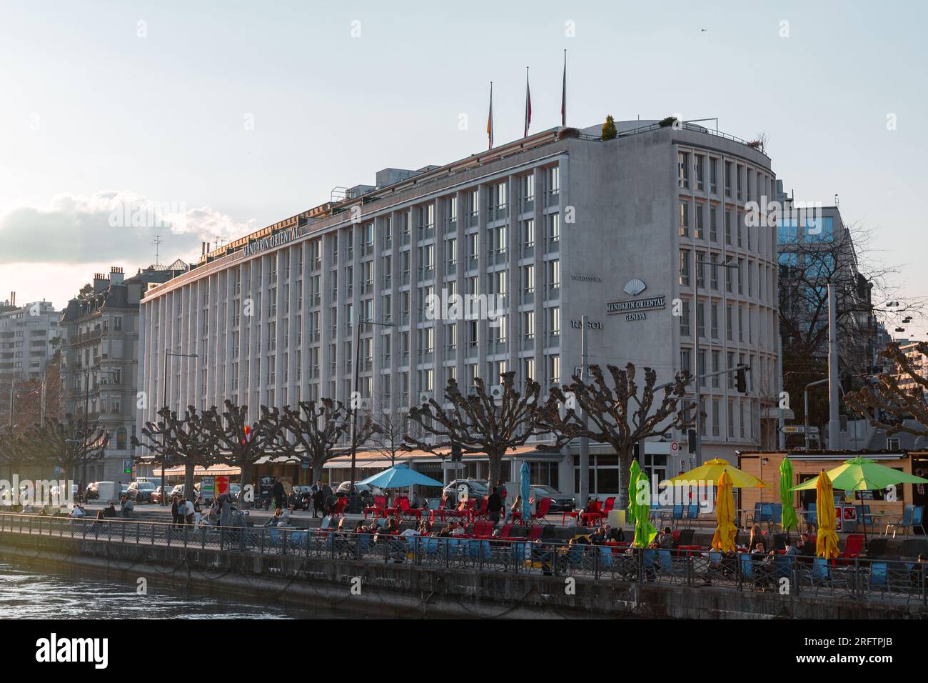 Geneva, Switzerland - 24 March 2022: Mandarin Oriental Geneva Hotel by ...