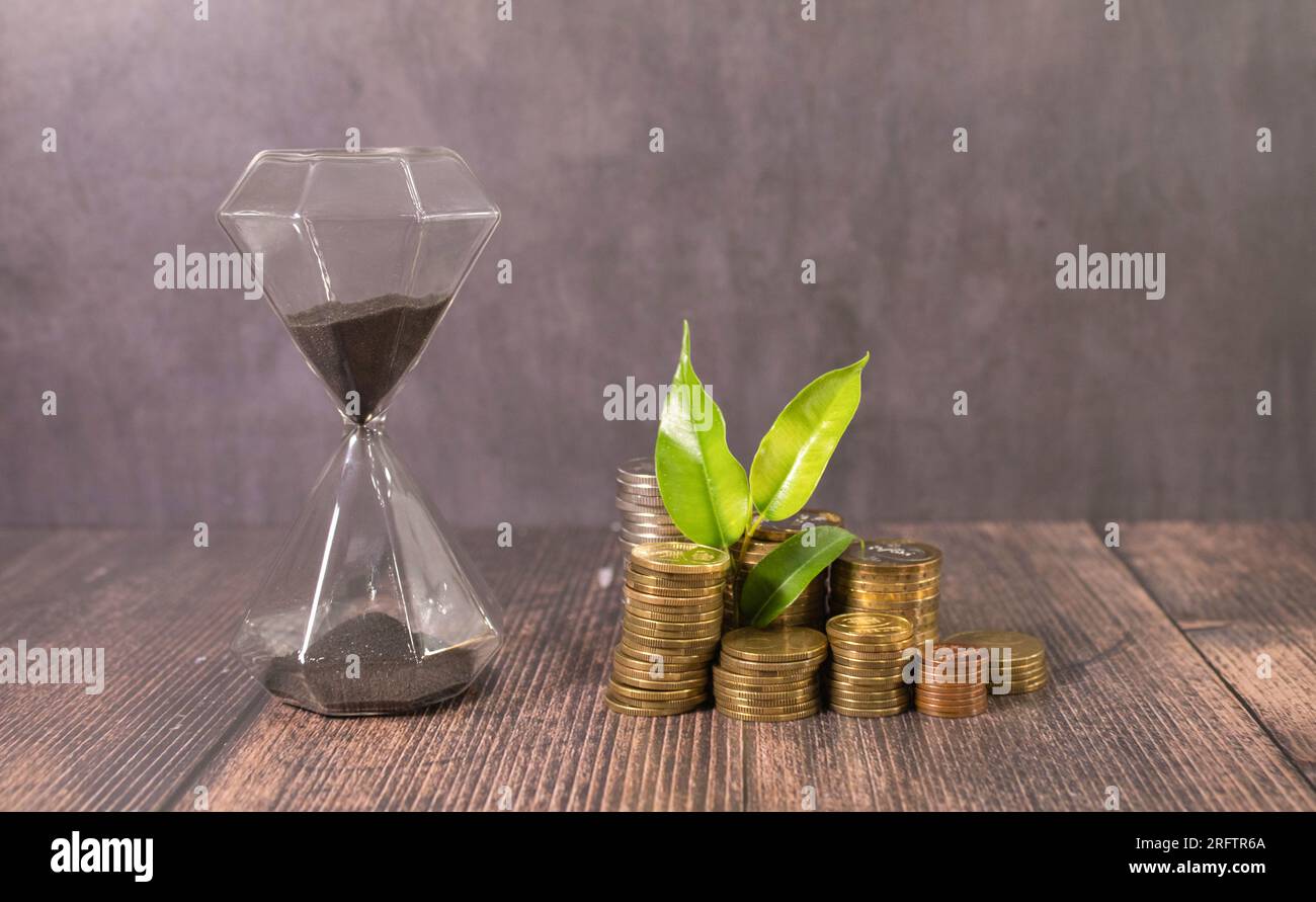 The saplings that grow on the pile of coins include the white light ...