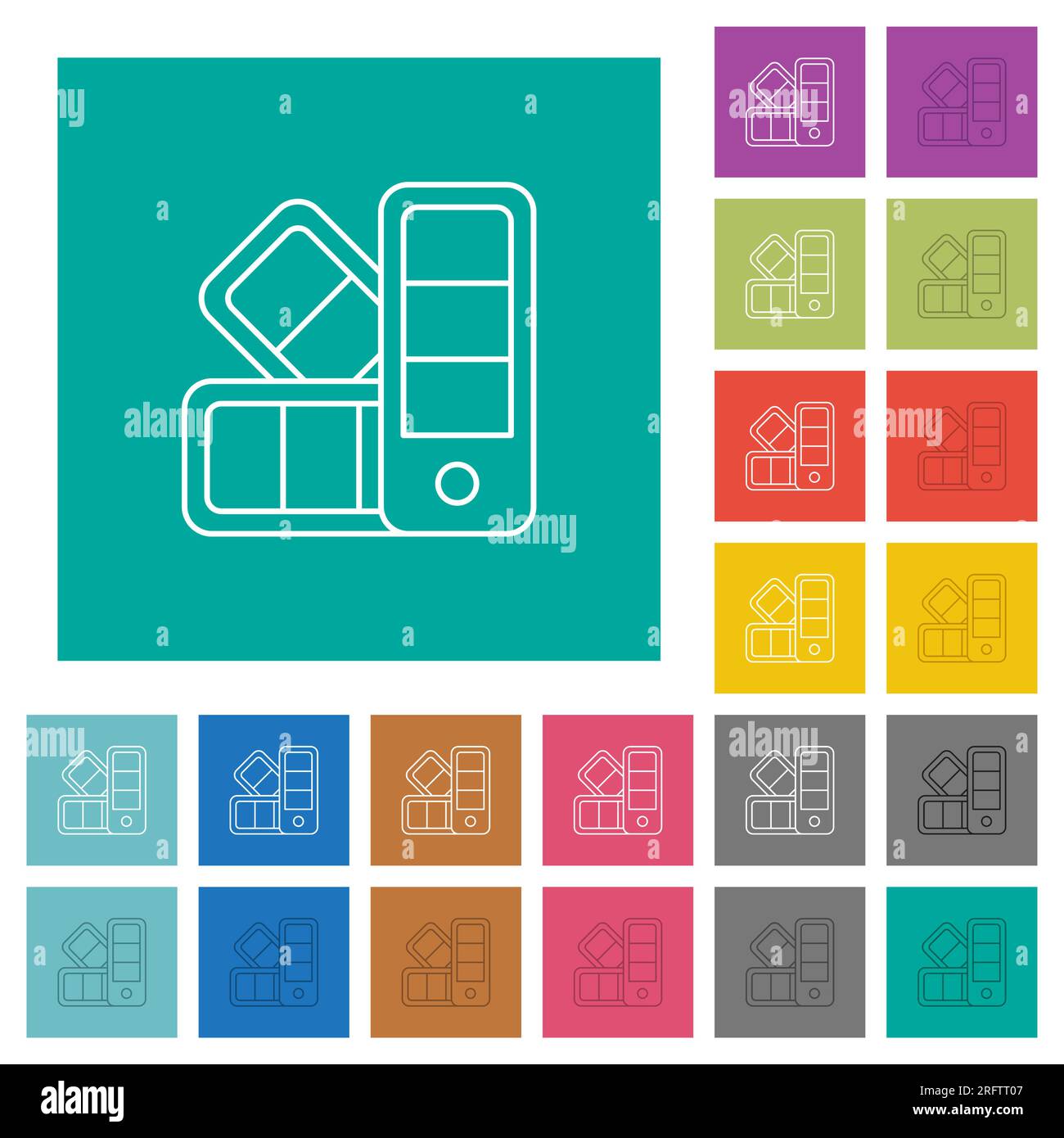 Square color palette guide spectrum Stock Vector Images - Alamy